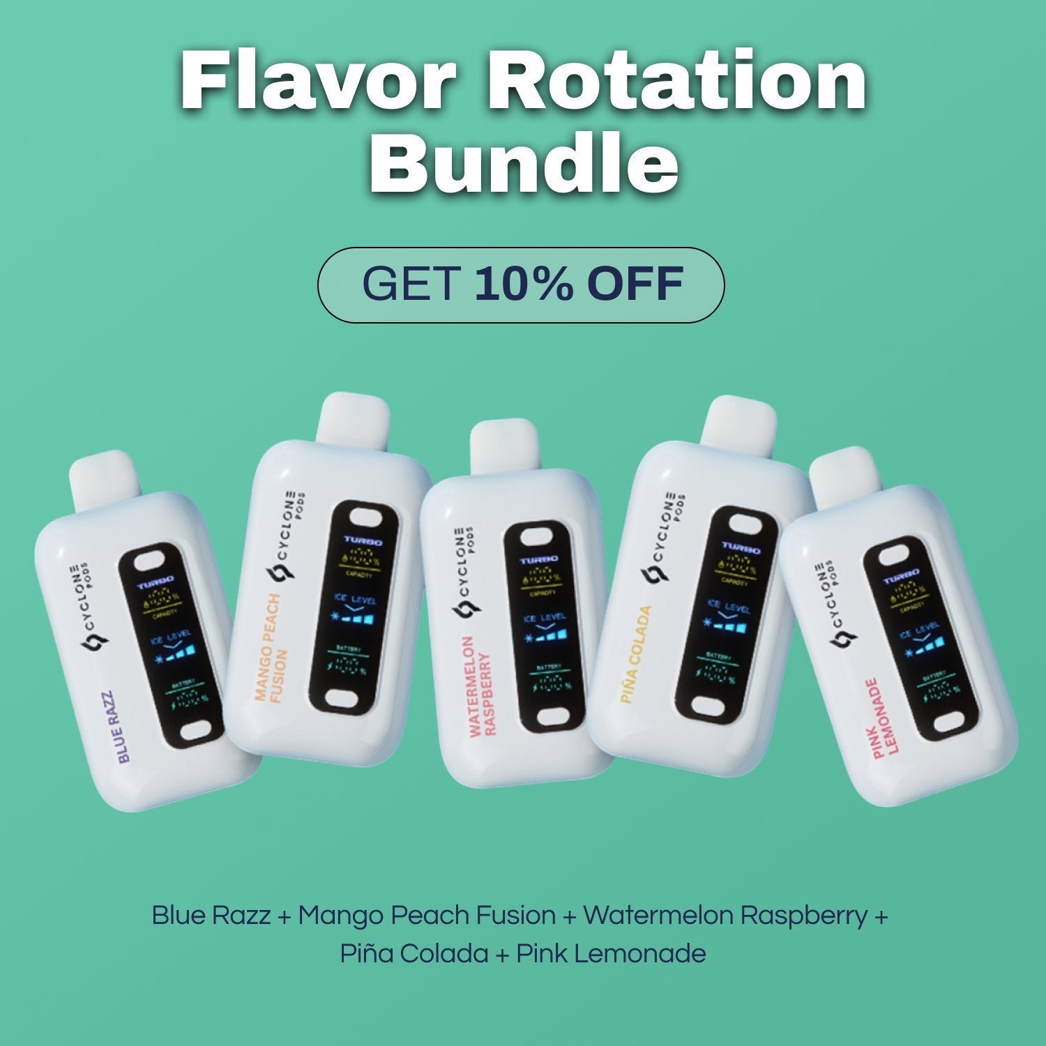 Gust Pro Flavor Rotation Pack – Cyclone Pods